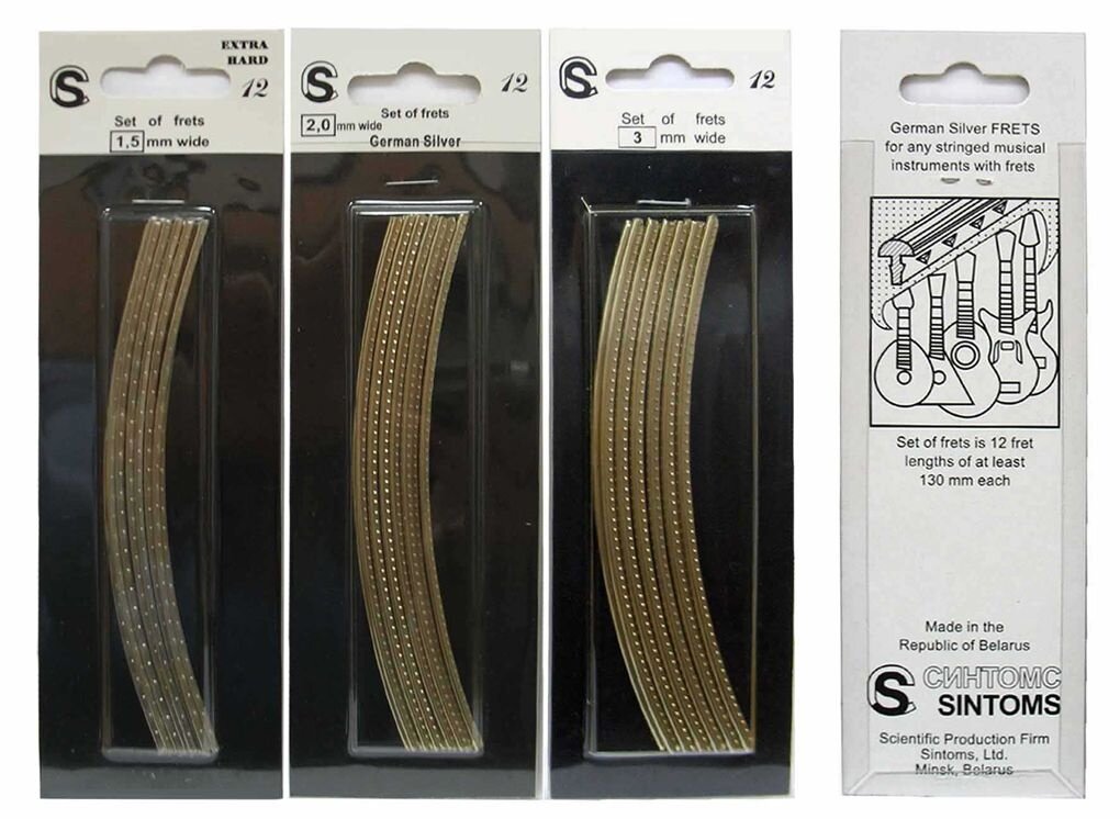 Лады из нейзильбера, (ш 2.4 мм, в 1.38 мм), SINTOMS 241138S