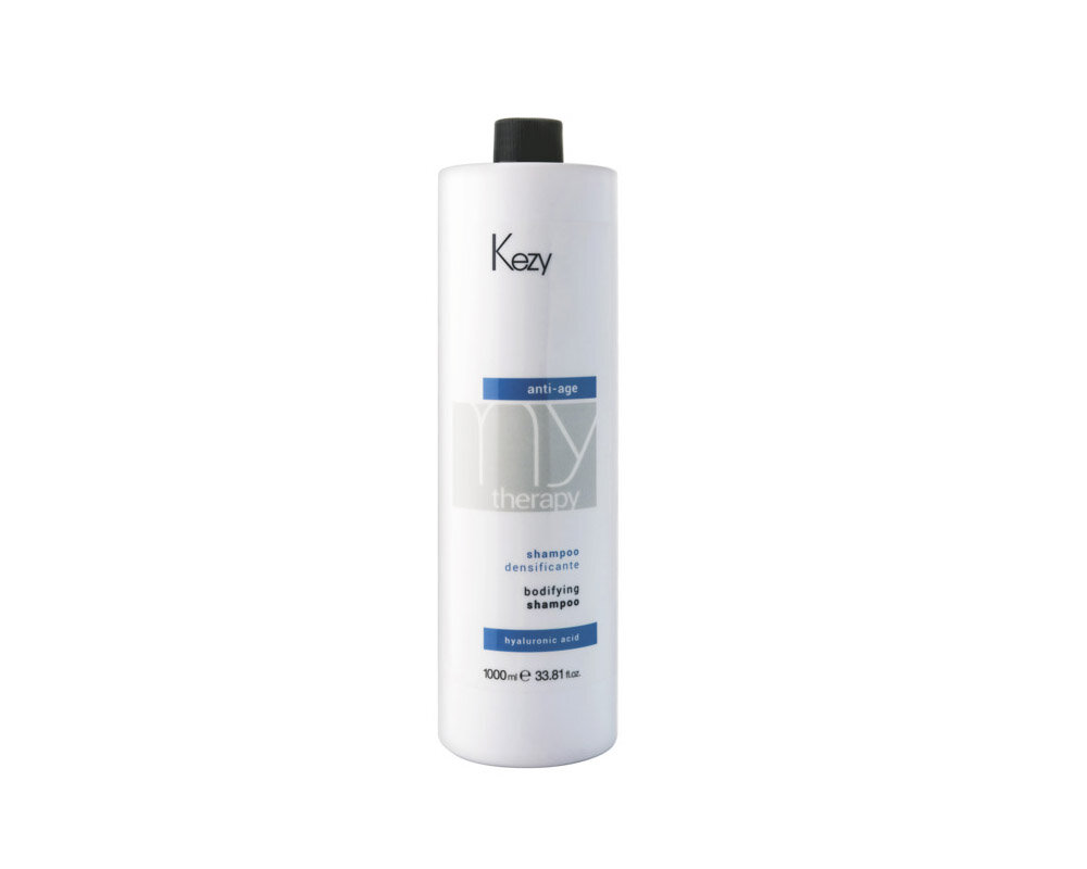 KEZY Anti-Age Hyaluronic Acid Bodifying shampoo Шампунь для придания густоты истонченным волосам с гиалуроновой кислотой, 1000 мл
