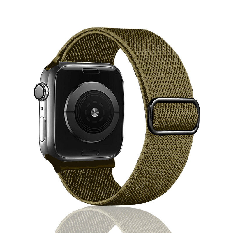 Оливковый браслет Fitbit Versa Versa 2 Lite Versa с магнитной застежкой, эластичный, 1 шт