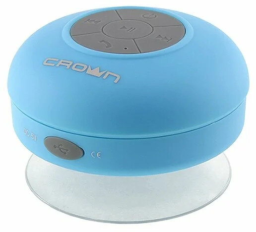 Колонка портативная 1.0 Crown синий (3Вт, 100Гц-20кГц, BT, Li-Pol)