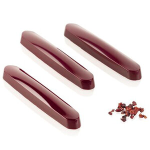 Форма для шоколадных снеков купол-б Silikomart CH018 /Формочка кулинарная для шоколада /Пластиковый молд для кондитера/Трафарет для сладостей и шоколадных конфет/Посуда для десертов.