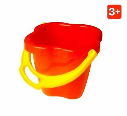 Ведро-цветок Стеллар, пластик, для песочницы, 20 см, от 6 лет