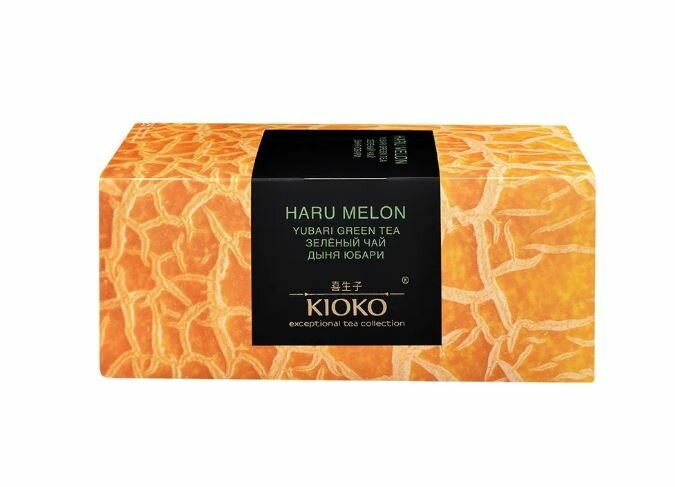 Kioko Чай зеленый с ароматом дыни Haru Melon, 100 г