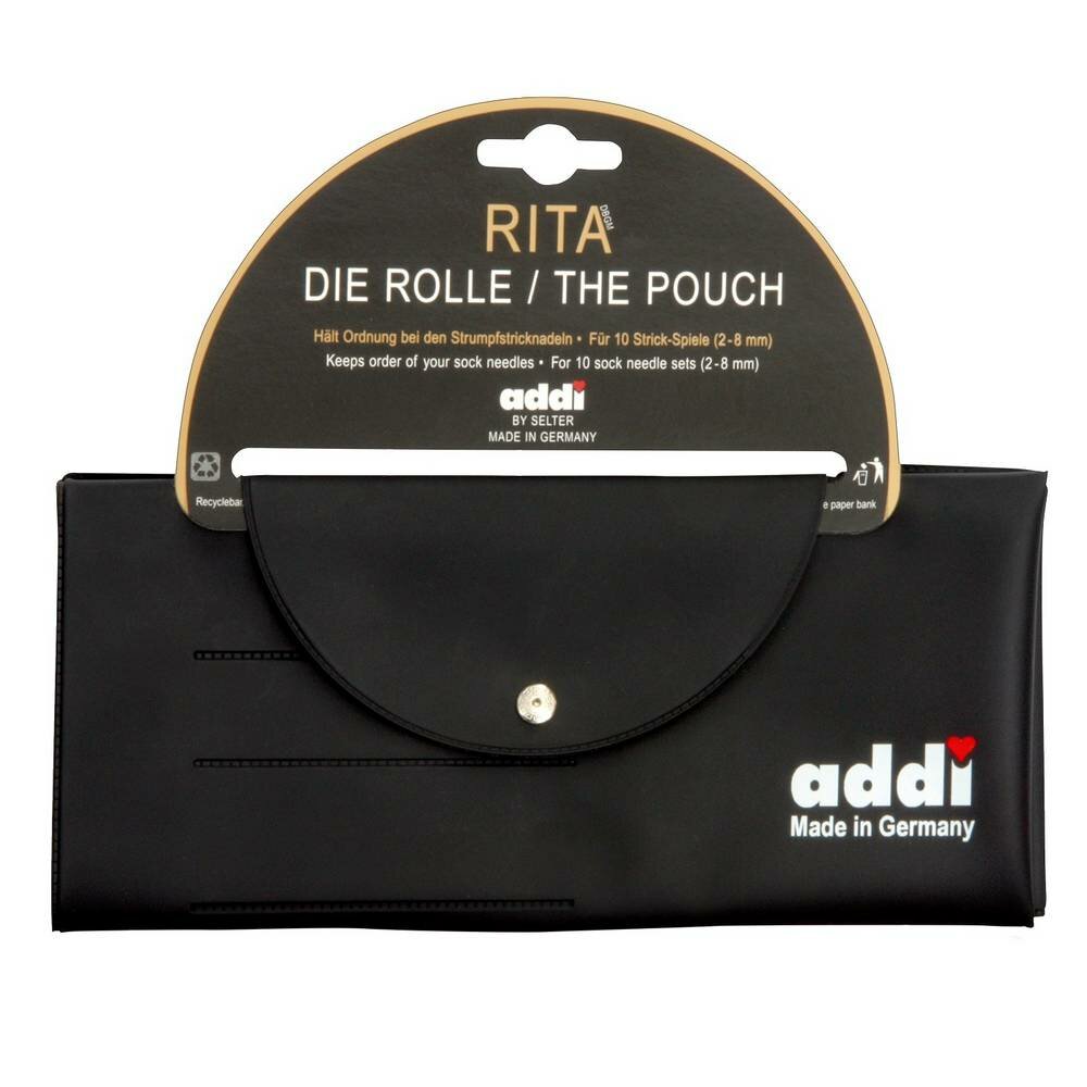 Футляр для хранения чулочных спиц длиной до 22 см диаметром 2 - 8 мм ADDI 610-9