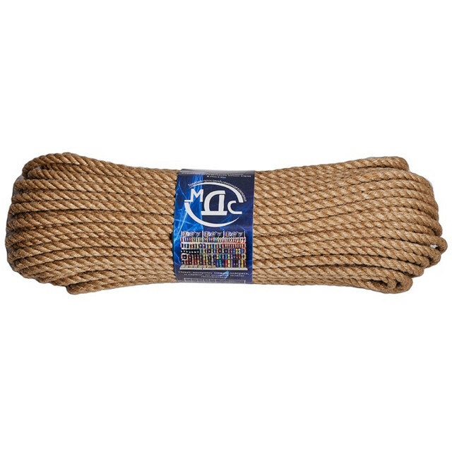 Канат крученый ТПК МДС 8мм 50м джут