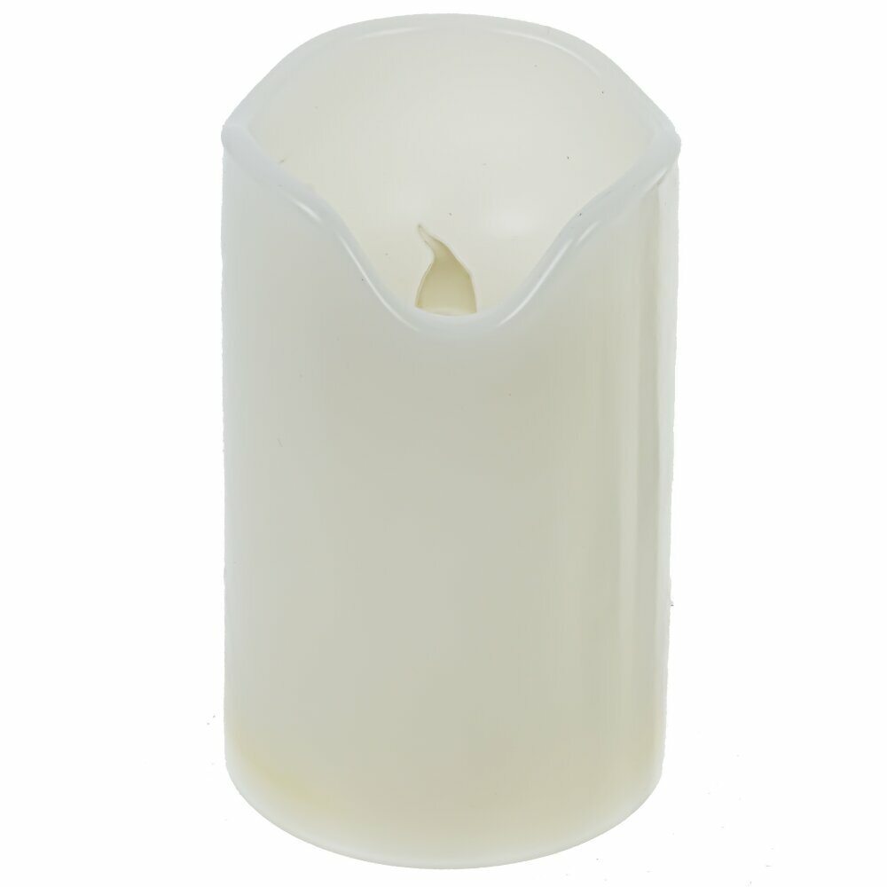 Изделие декоративное Свеча (подсвет, AAAх3 н/п) 7х7х11,5 см KSM-812886