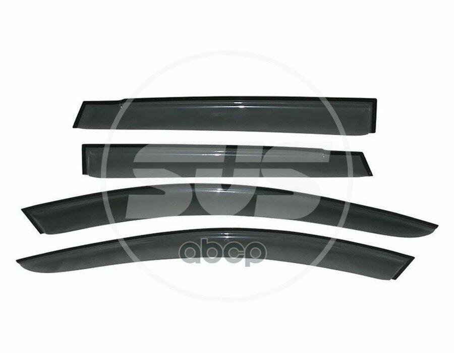 Дефлекторы окон комплект OPEL ZAFIRA C 2012-наст. в SVS арт. 0080026222