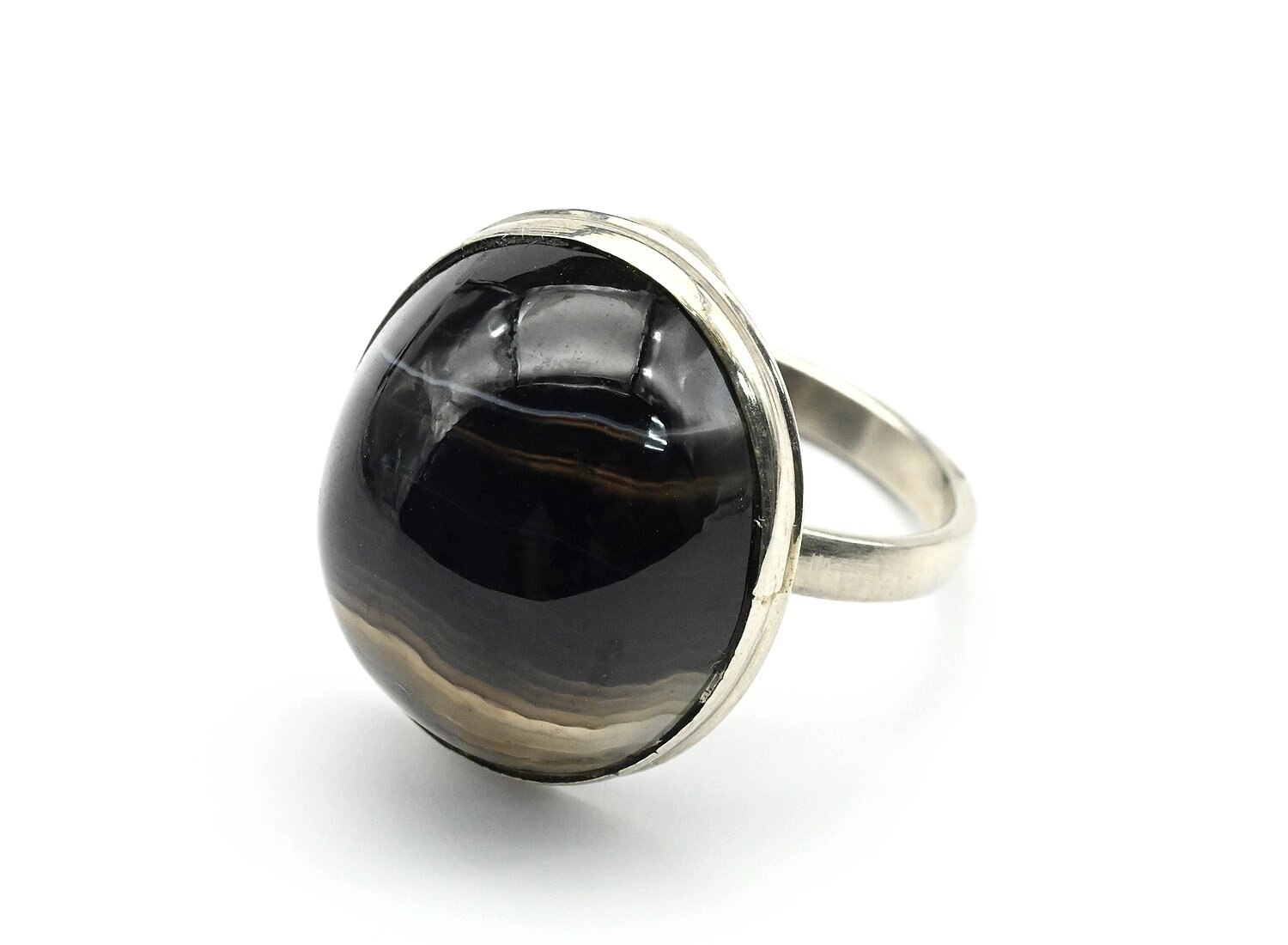 Кольцо, агат