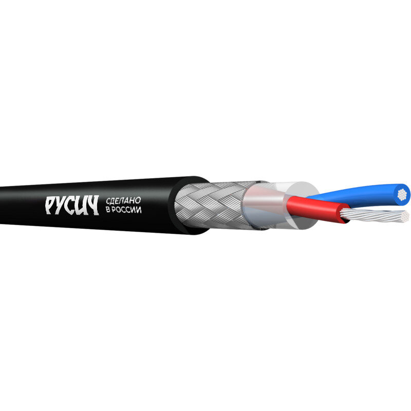 Кабель микрофонный русич МКП-2022, 1 м