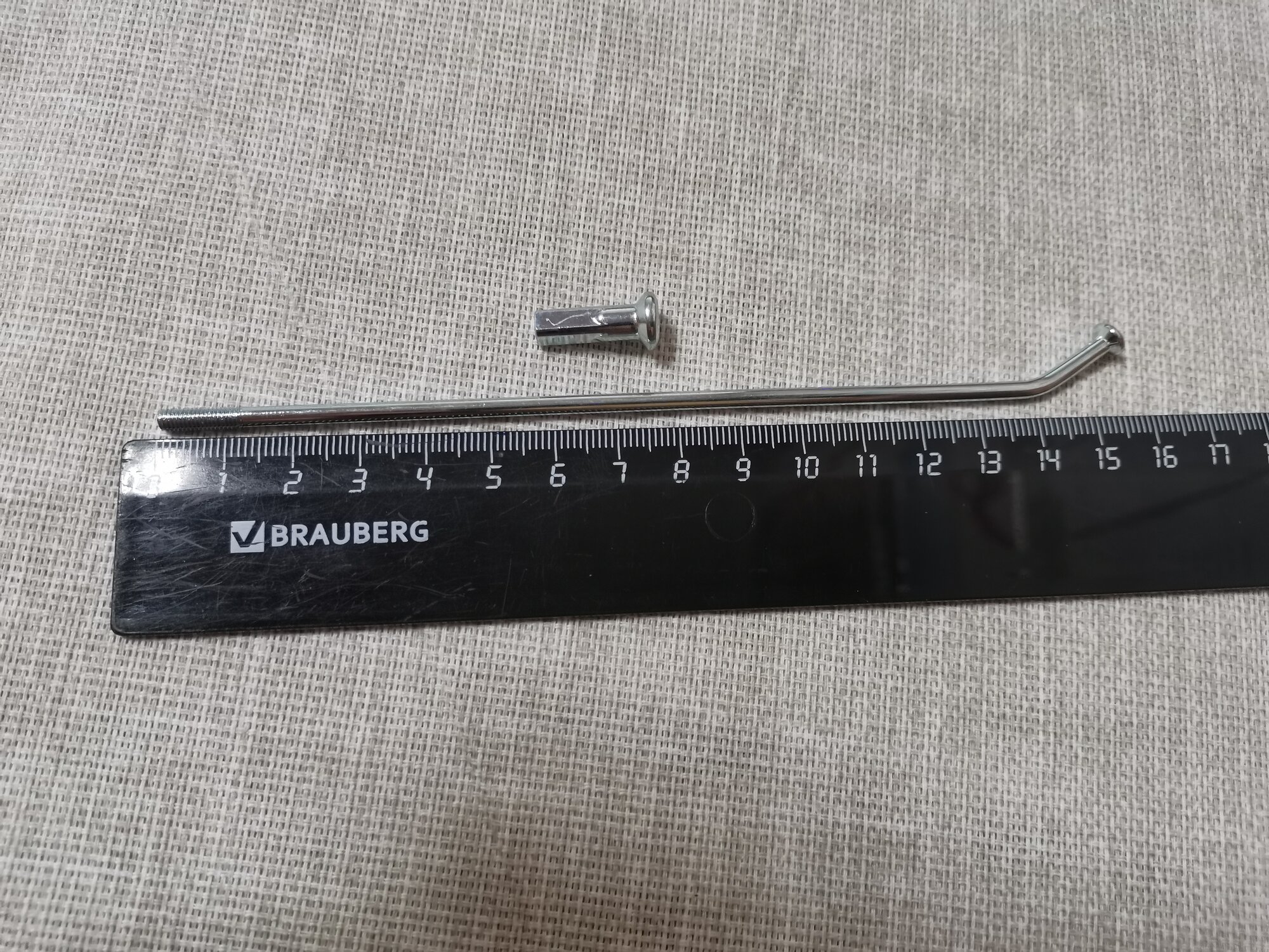 Спица 14 (157*140*3) на колесо на мотоцикл, питбайк, мопед, скутер. и тд