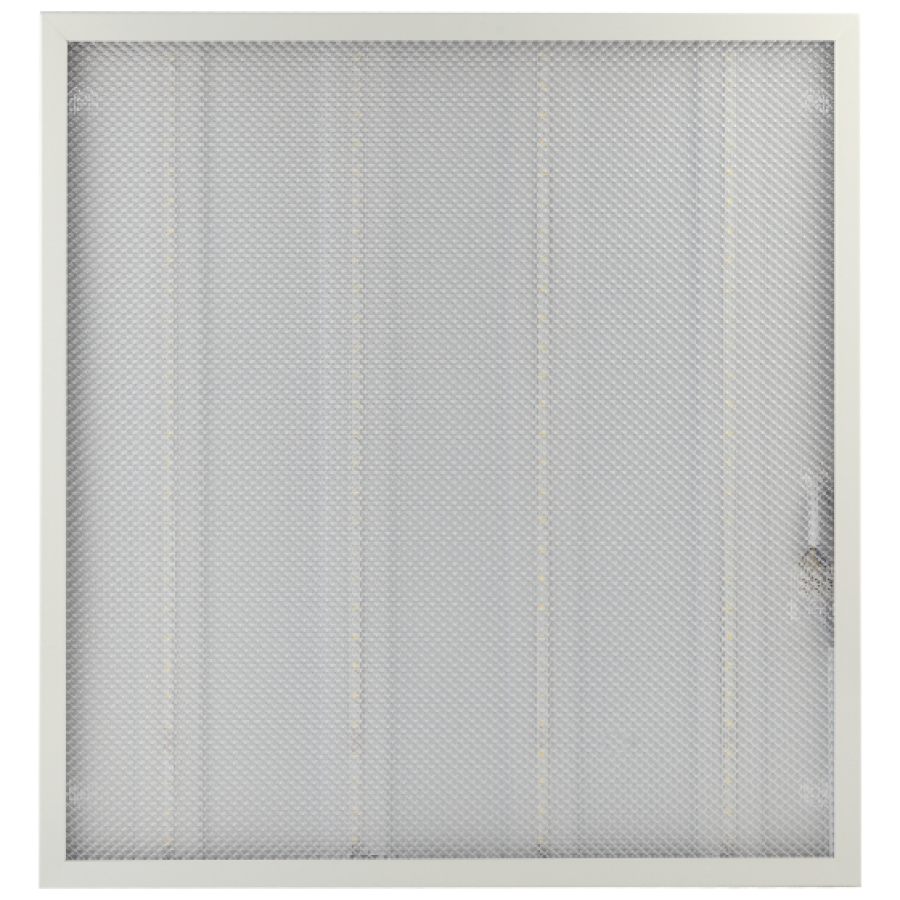 Светодиодная панель ЭРА SPO-6-24-6K-P призма квадратная встраиваемая, мощность 24Вт IP40 3000Лм 6500К, размер 595x595x19мм / освещение