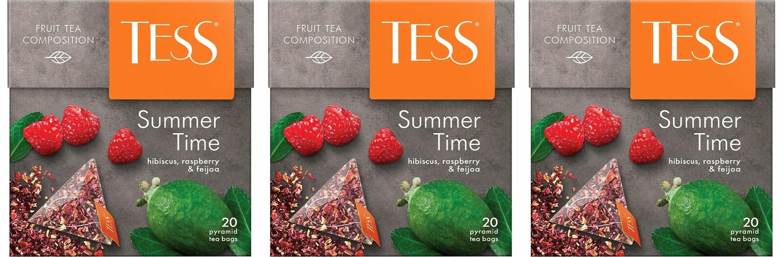 Tess Чай Самма Тайм 20 пирамидок, 3 шт