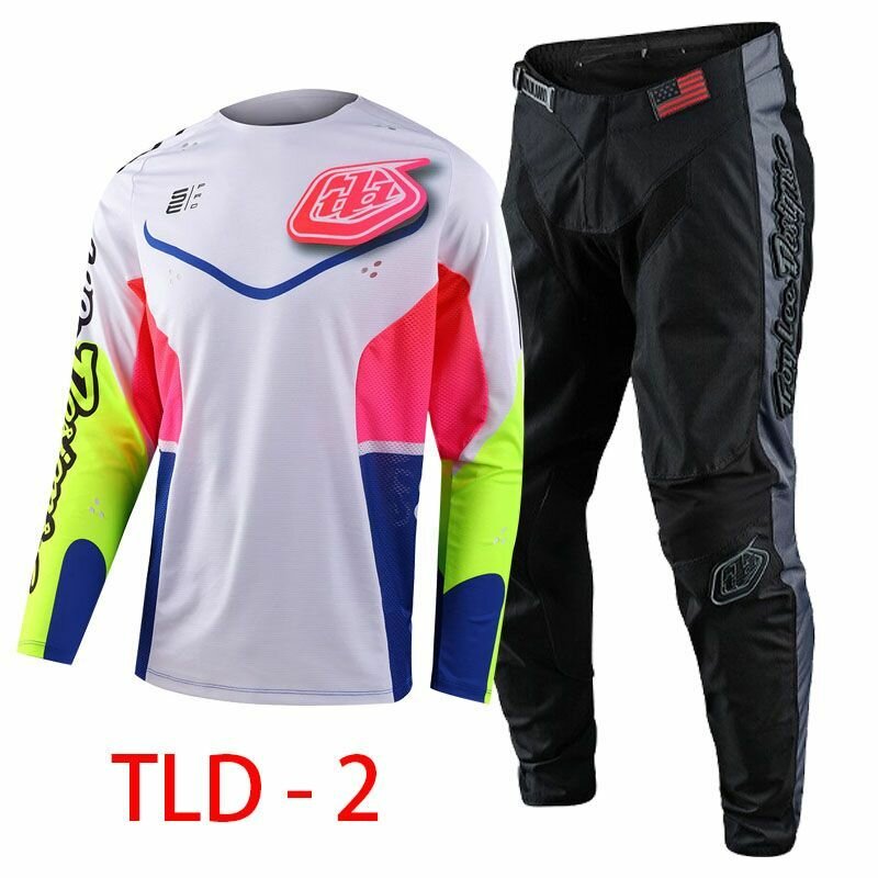 Новый 2023 TL эндуро комплект снаряжения для мотокросса mx трикотажные штаны мотоциклетная одежда mtb carracing костюм Off Road