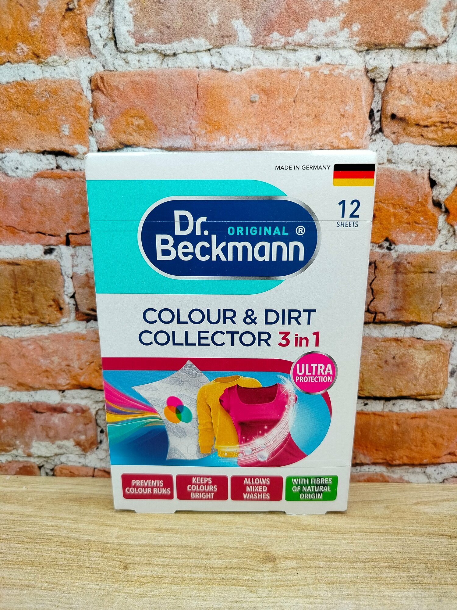 Dr. Beckmann Ловушки для цвета и грязи 3 в 1 12 шт