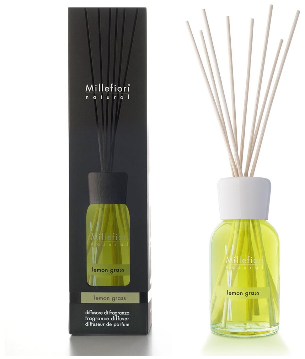 Аромадиффузор Millefiori Milano NATURAL "Лемонграсс", 100 мл