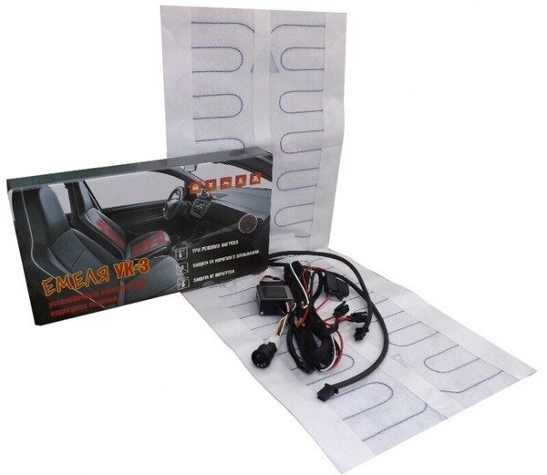 Обогрев сиденья Теплодом Емеля УК-3 круглая кнопка