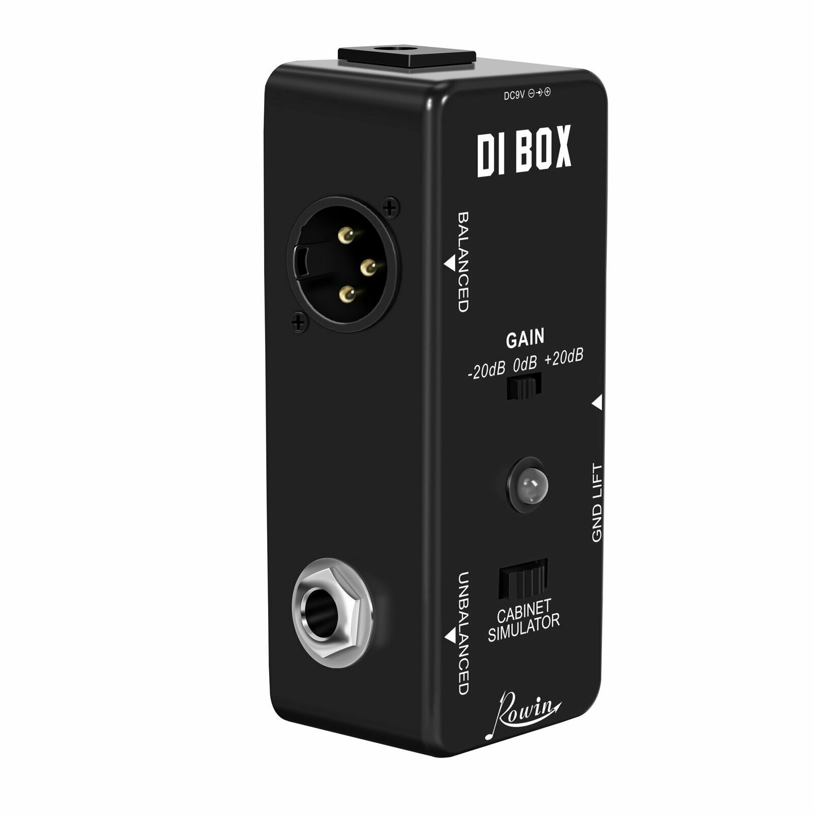 ROWIN LEF-331 DI BOX Прямая коробка эффект гитары педаль подлинного шунтирования