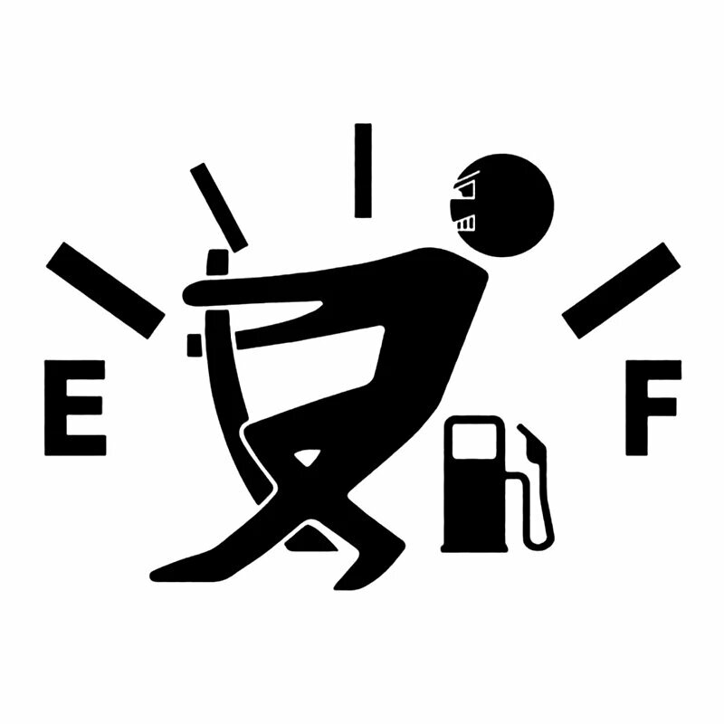 Наклейки на авто Крышка топливного бака водонепроницаемые наклейки на машину наклейка для авто автонаклейка стикер этикеты винила наклейки стайлинга автомобилей украшения на бампере автомобиля заднее стекло S51896 Black