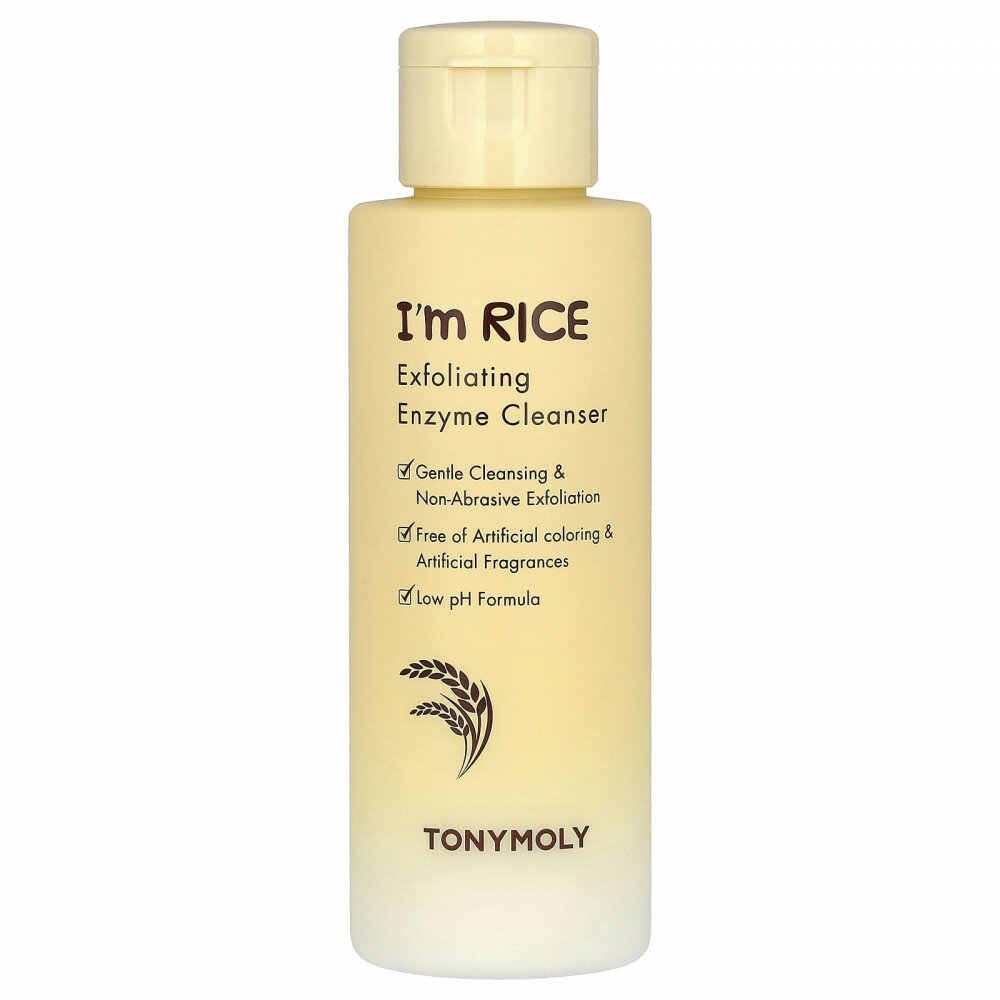 TonyMoly, I'm Rice, отшелушивающее ферментное очищающее средство, 50 г (1,76 унции)