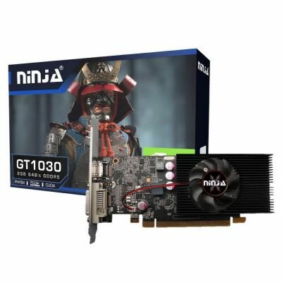 Видеокарта Ninja (Sinotex) NVIDIA GT1030 2GB 64-Bit GDDR5 DVI HDMI 1FAN RTL (NF103FG25F)