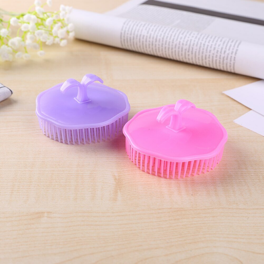 Пластиковая головка Массажер для кожи головы Шампунь для мытья кожи головы Массажер для волос Щетка Расческа