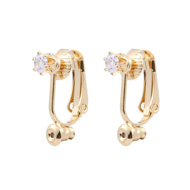 2/10 шт, серьги-клипсы для женщин, фурнитура для сережек для изготовления ювелирных изделий своими руками, аксессуары, материалы, зажим для ушей-гвоздиков