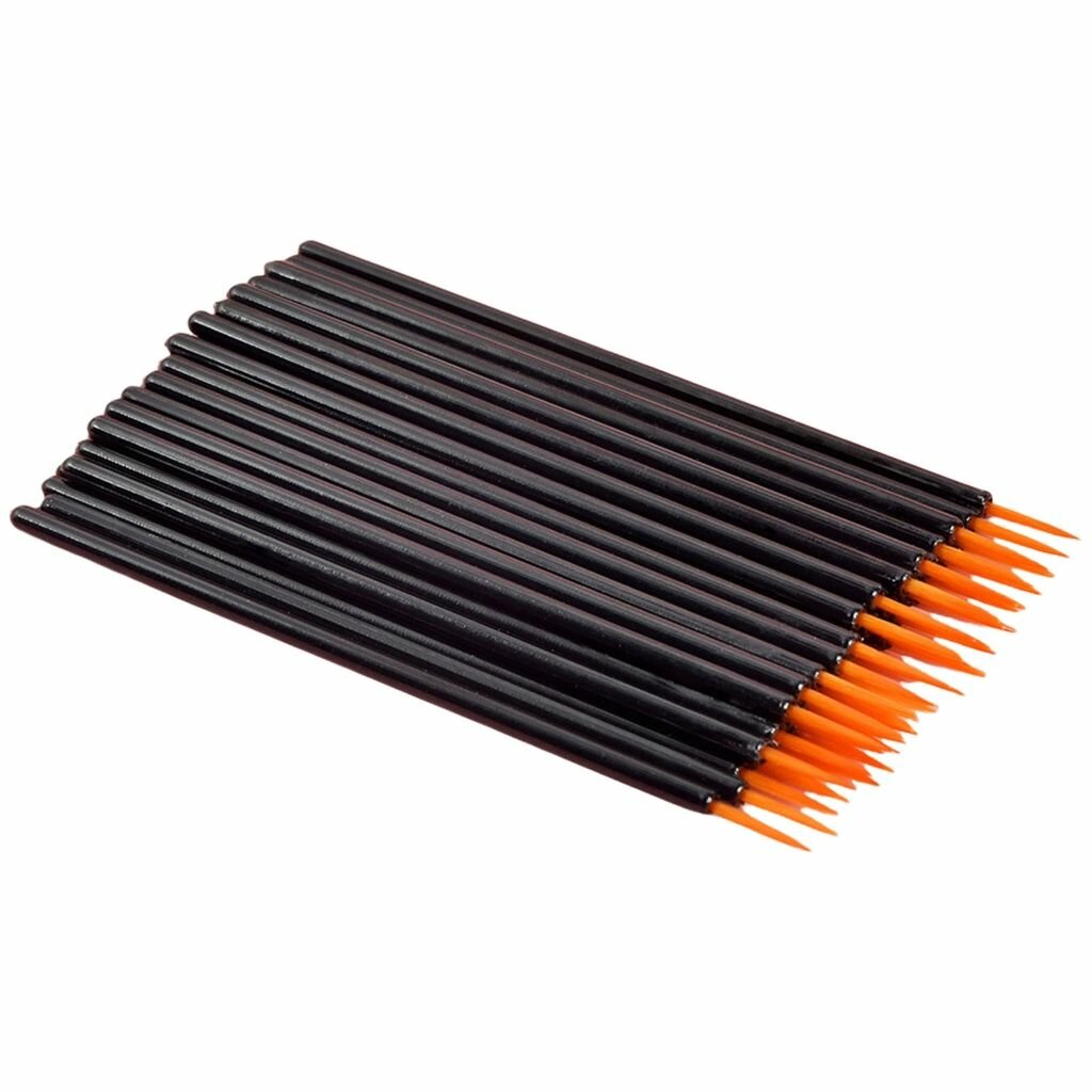 50 шт./компл. кисти для подводки глаз одноразовые палочки аппликатор теней век кисть наращивания ресниц