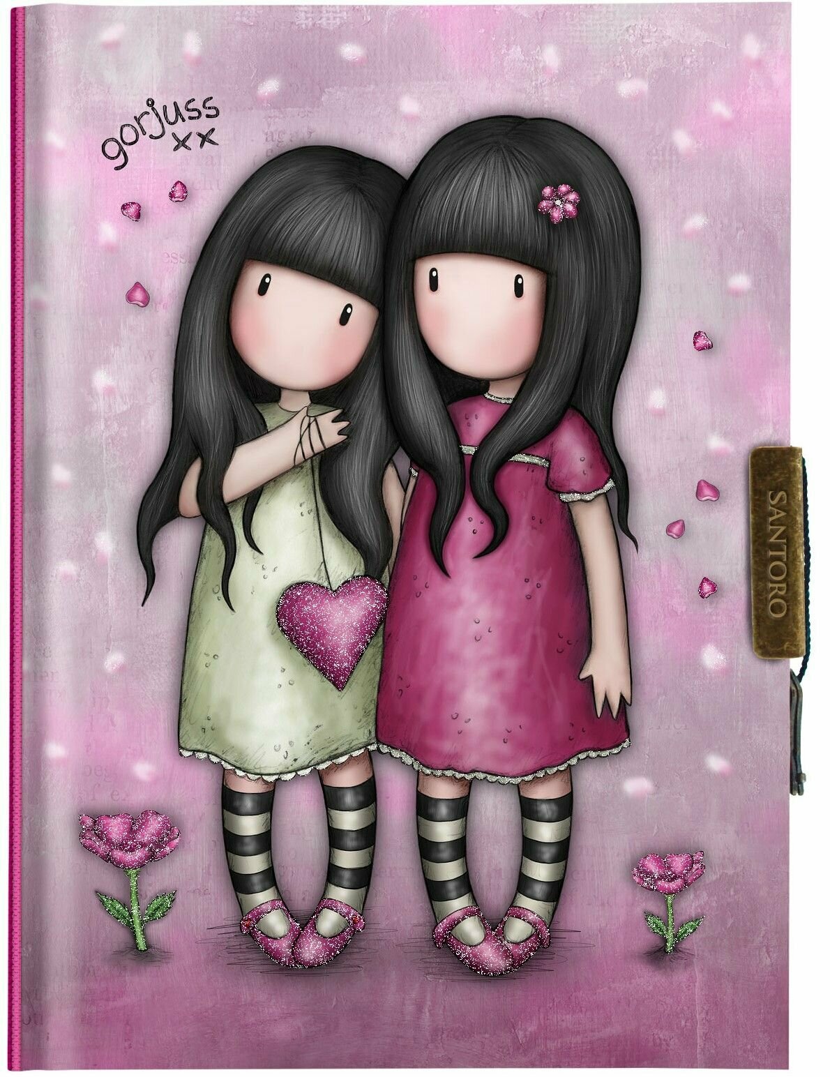 Santoro London Дневник для девочки с замком - You Can Have Mine, санторо