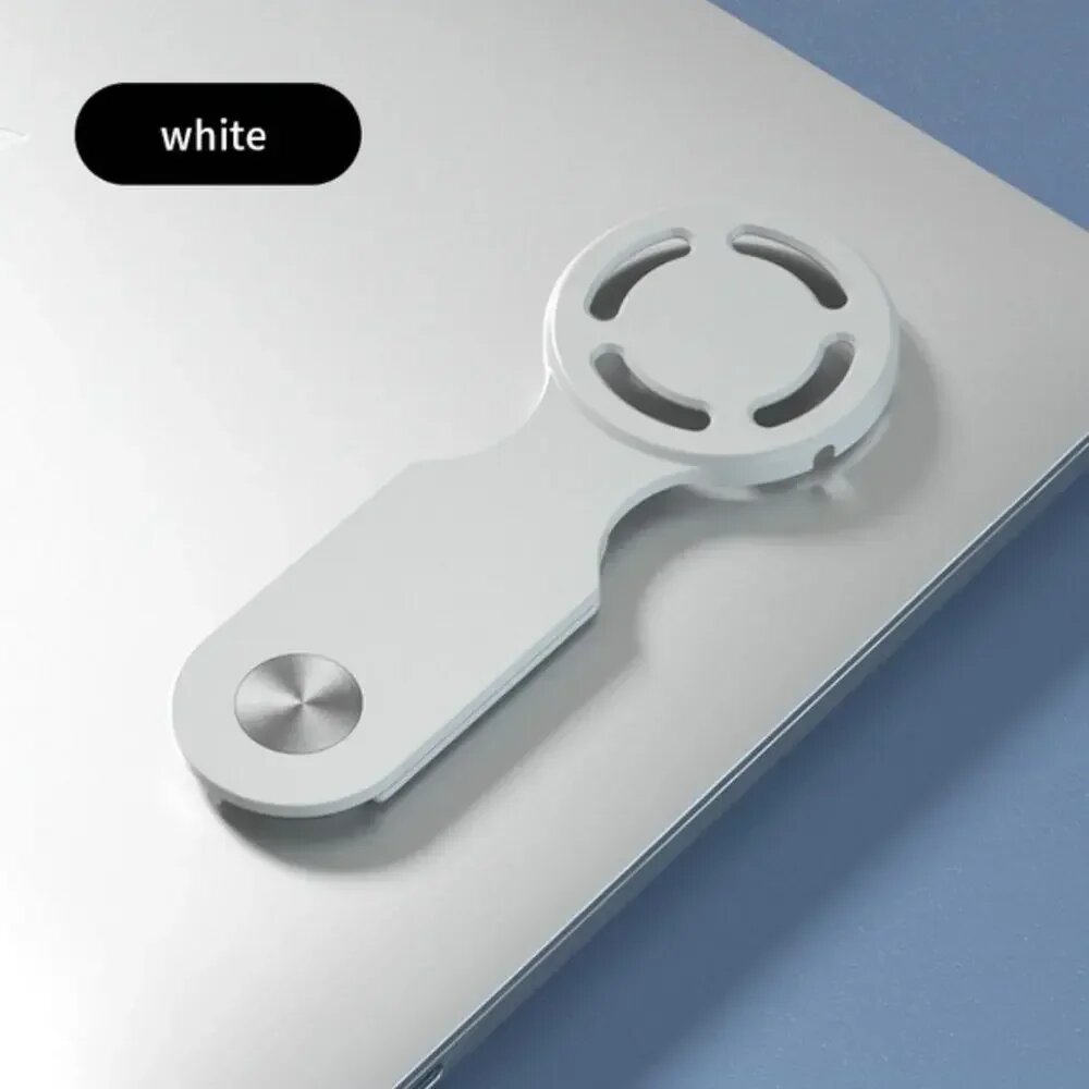 Удлиненный боковой держатель для беспроводной зарядки ноутбука для Magsafe iPhone 16 15 14 Plus Pro Max, боковой кронштейн для экрана ПК белый