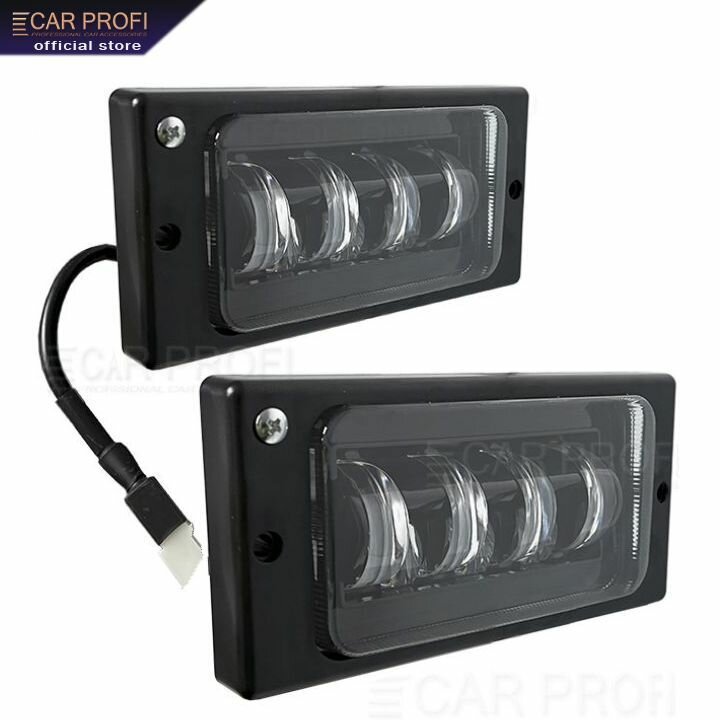 Светодиодные модули CarProfi ПТФ VAZ 2110-2115, 70W CREE, Flat Line series, ровная СТГ 9200Lm (к-т 2шт)