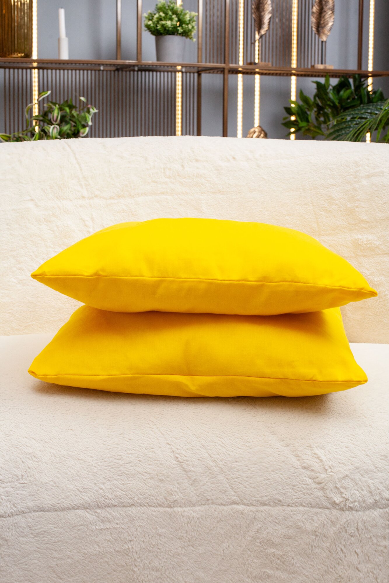 Подушка декоративная вальбьерг 50х50 см, чехол хлопок, наполнитель силиконизированное волокно, на диван, в детскую