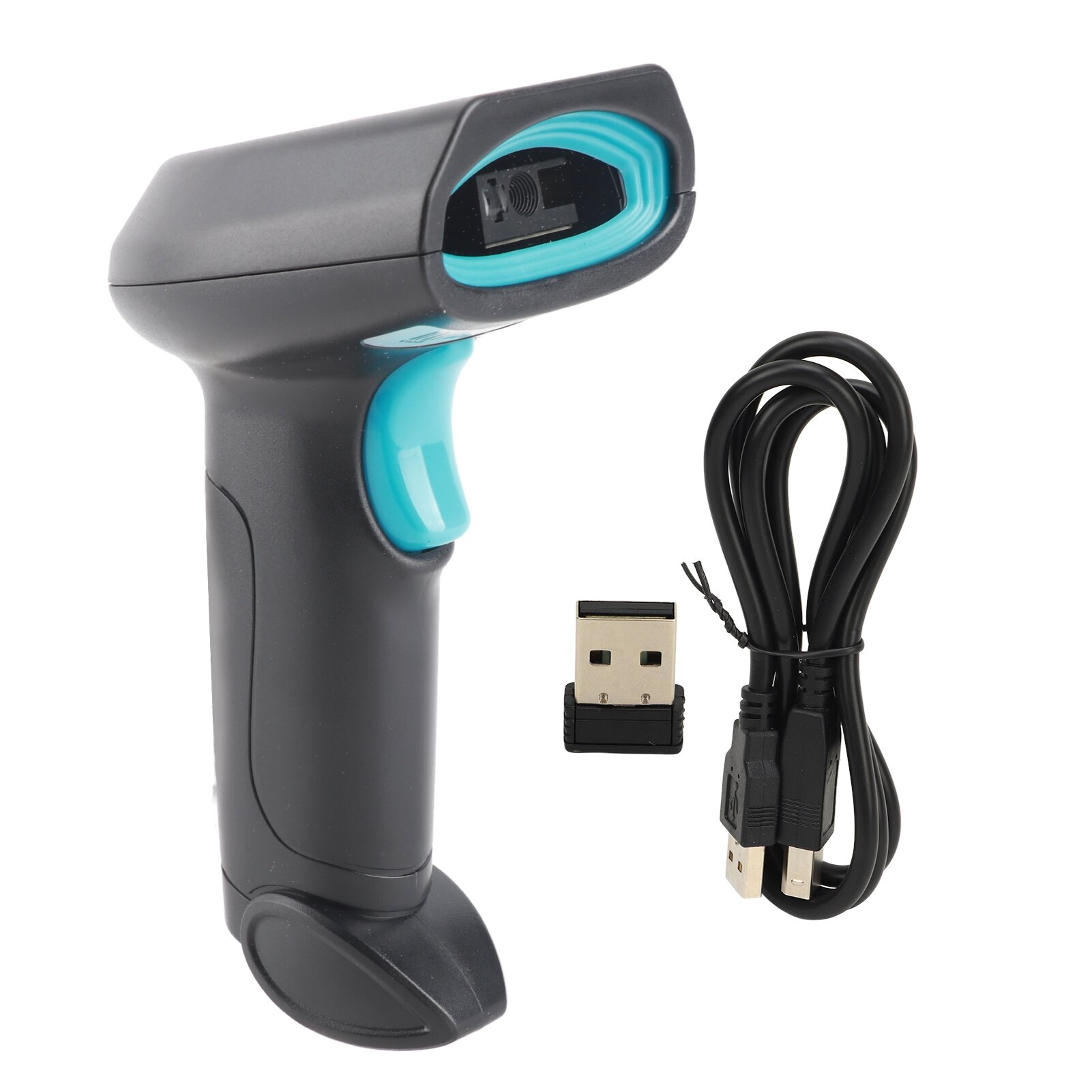 Беспроводной штрих -кодовый сканер 2.4G Bluetooth IP54 1D 2D -штрих -код с индикатором голосового объявления светодиодный индикатор