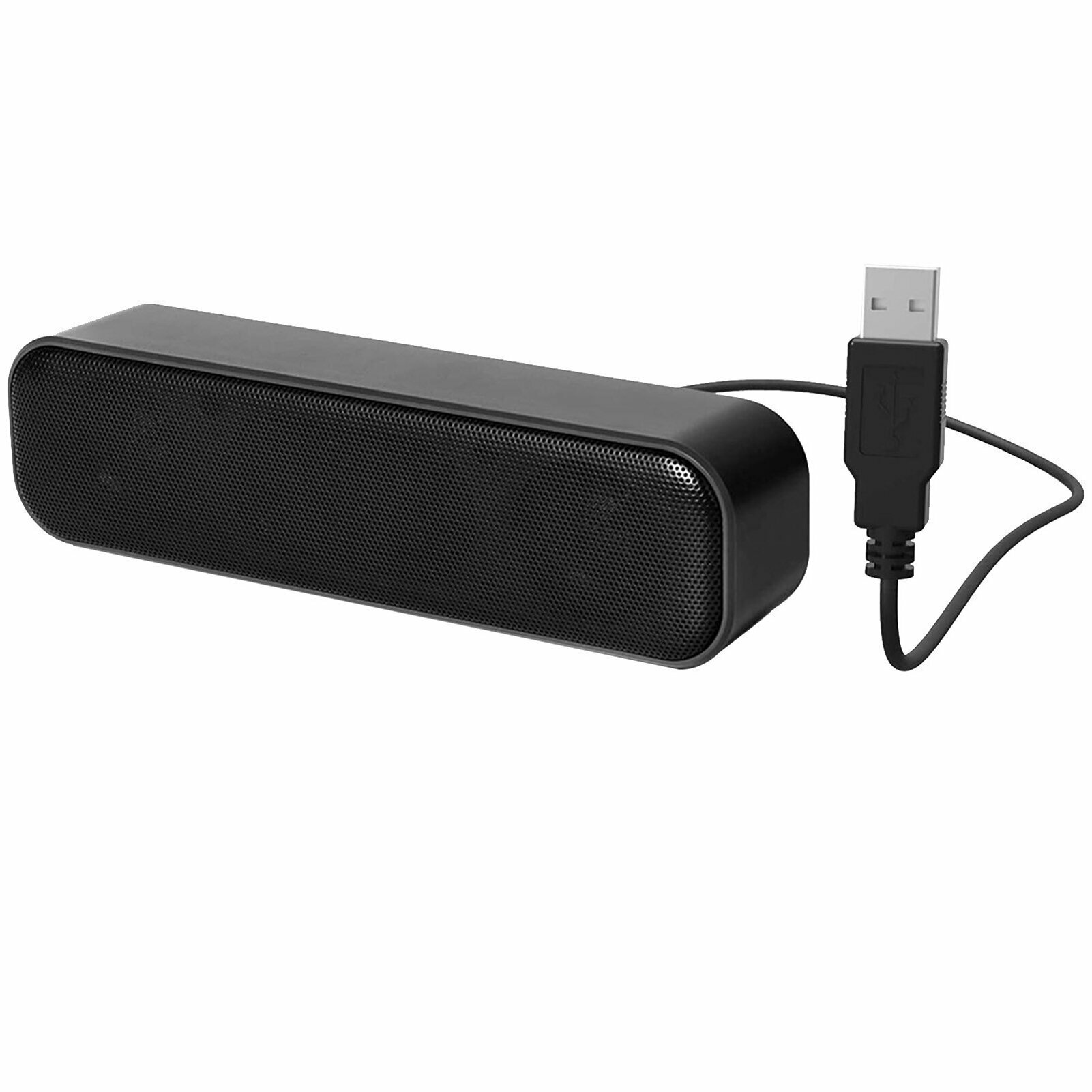 Mini Computer Speaker Wired USB Desktop Stereo Audio Decoding Dual Channel Player Sound Bar for PC Tablet Laptop