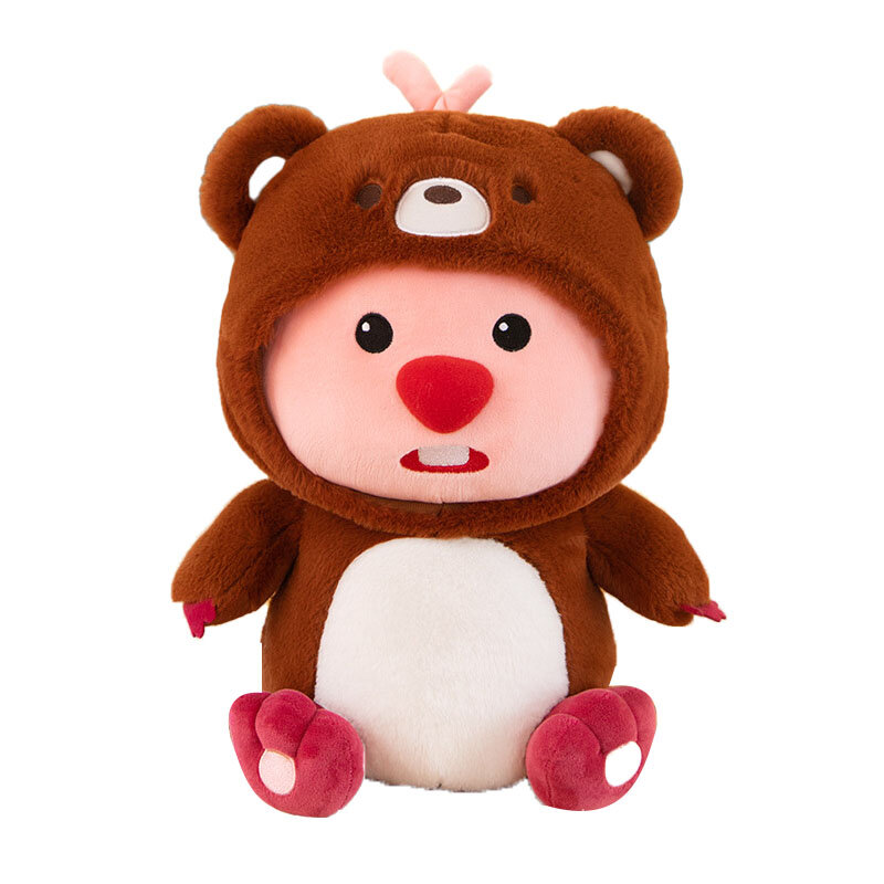 11.8in Beaver Plush Toy Comfortable Soft Cute Cartoon for Boys Girls Bear