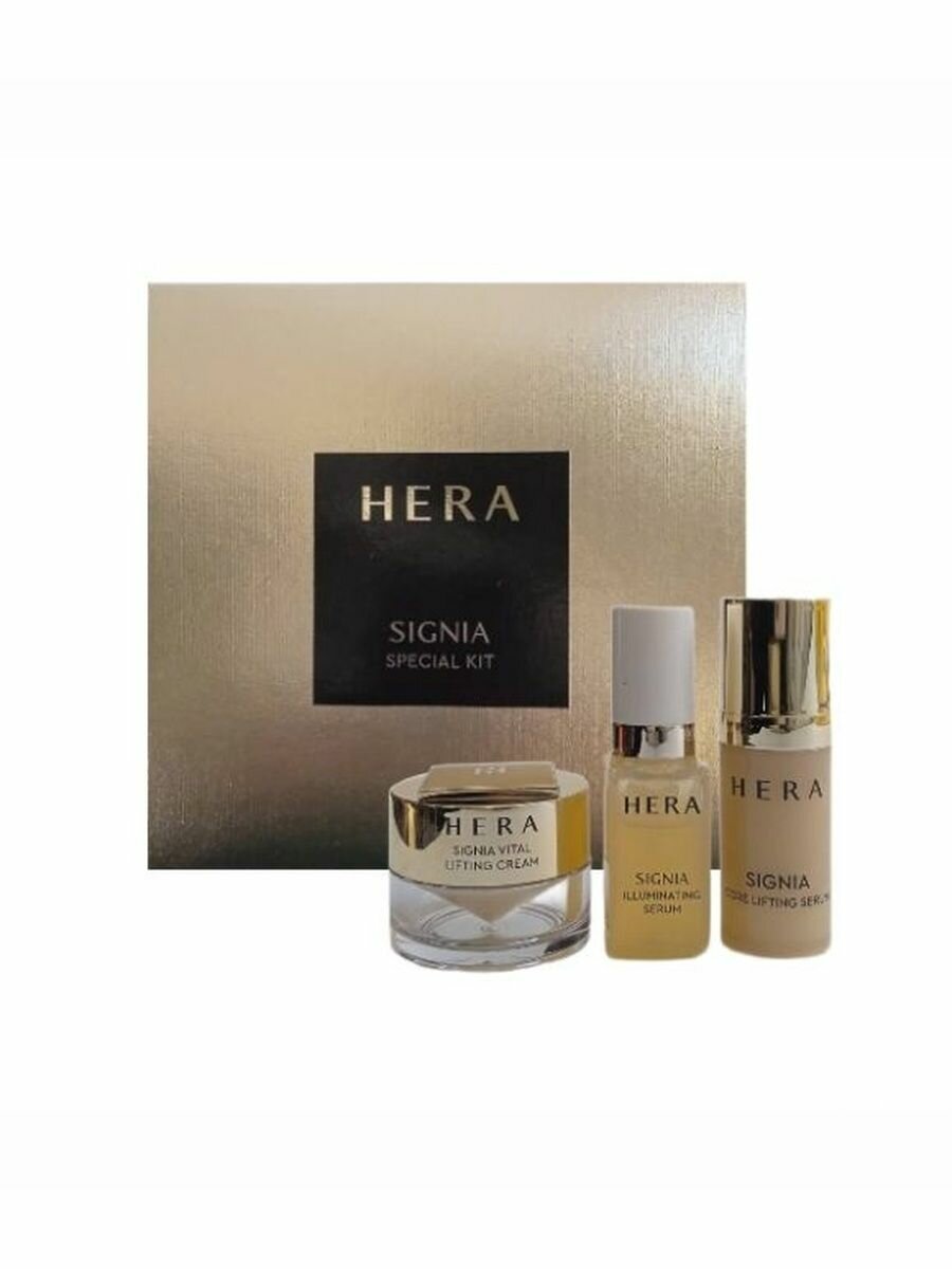 Набор для укрепления тургора и осветления кожи со стволовыми клетками нарцисса 3pcs HERA Signia Kit