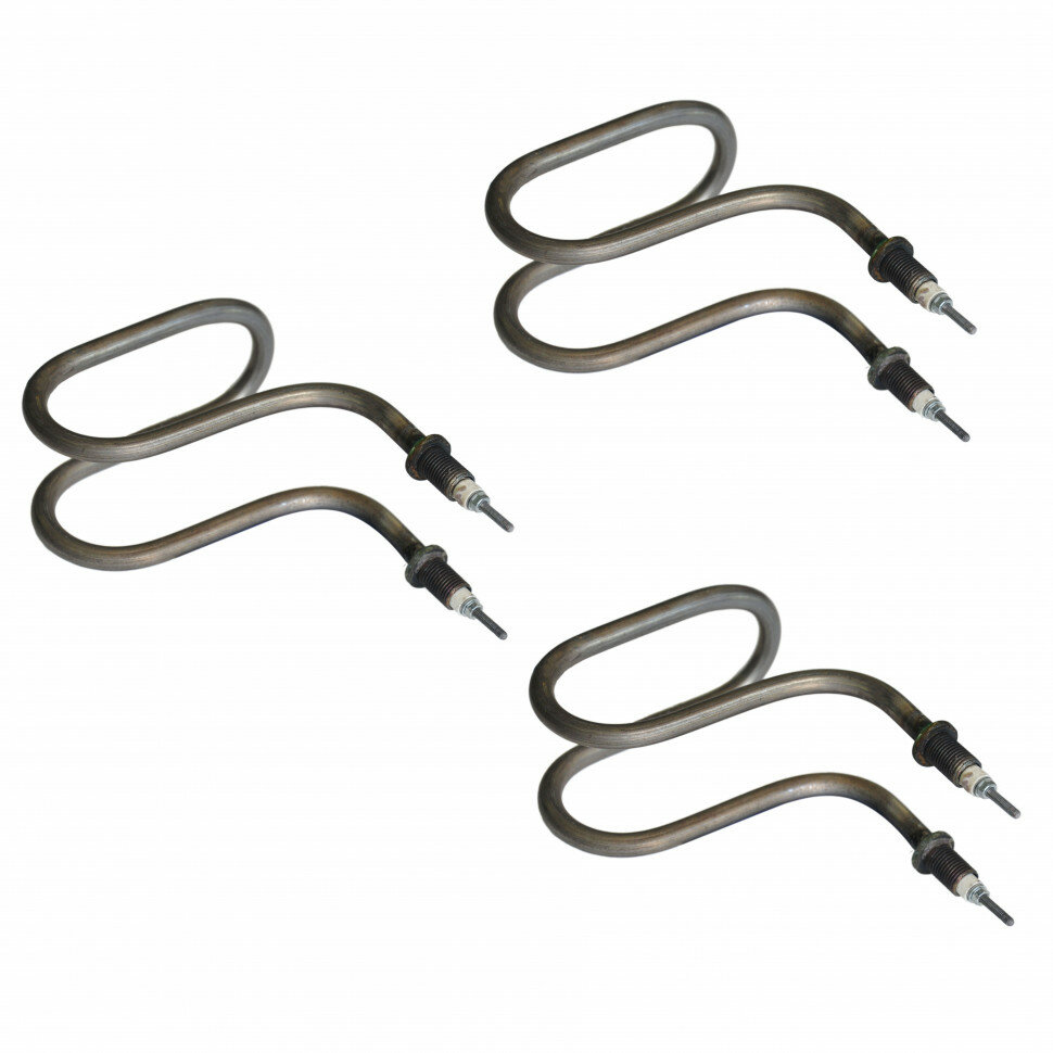 Набор тэнов дистиллятора ДЭ-25 СПб 2,75кВт, нержавейка, втулка 14мм (без креплений) 3шт NB - июте 681817.005 (3)