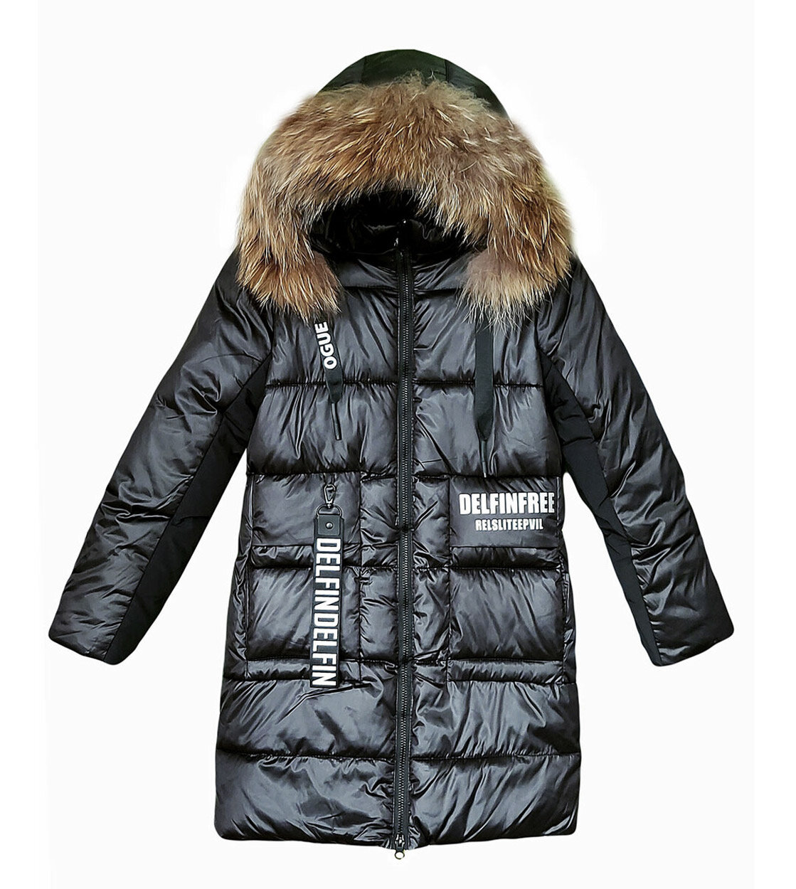 Пуховик зимний удлиненный пуховик для девочек