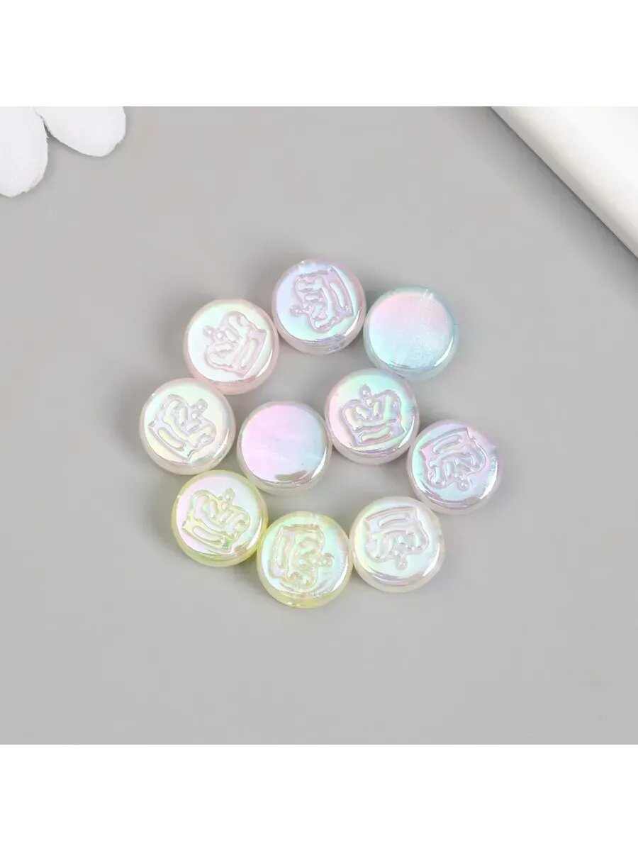 Набор бусин для творчества Корона на круге