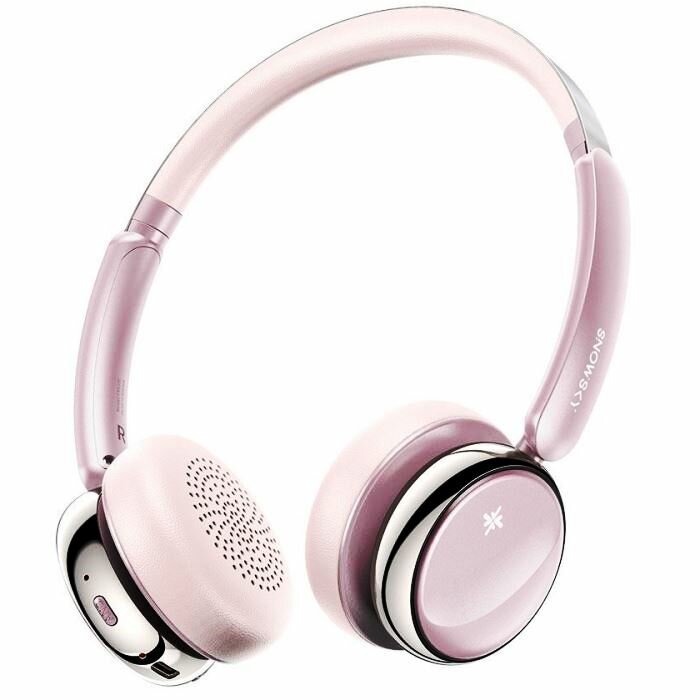 Bluetooth наушники с микрофоном FIIO SNOWSKY Anytime (F4439E) беспроводная полноразмерная гарнитура. розовая