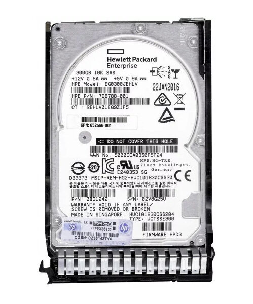 Жесткий диск HP 652566-001 300Gb SAS 2,5" HDD