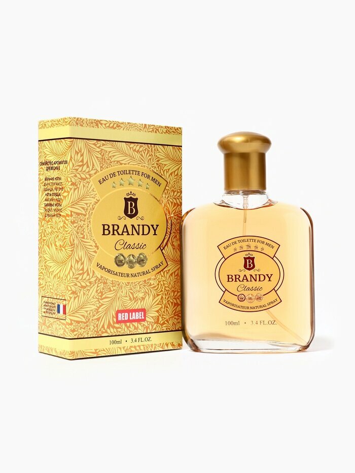 Туалетная вода мужская Brandy Classic, 100 мл