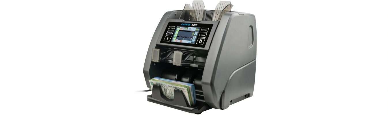 Счетчик банкнот Dors 820F серый (frz-044790)