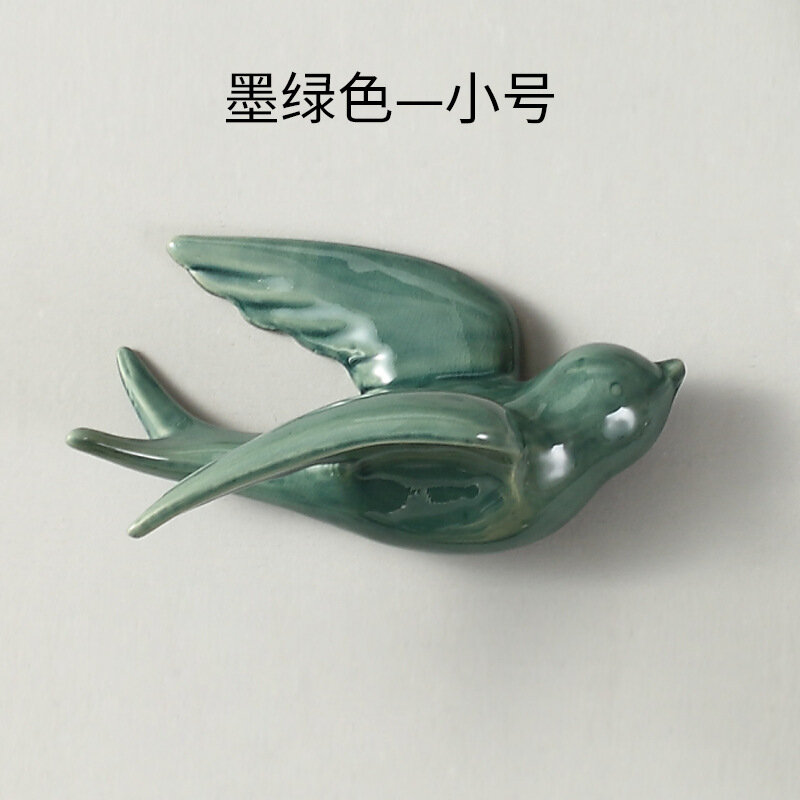 2026 Новейшая скандинавская керамическая настенная декорация для гостиной и столовой, подвесное украшение, фоновая стена, подвесная декорация с птицами, мягкий декор