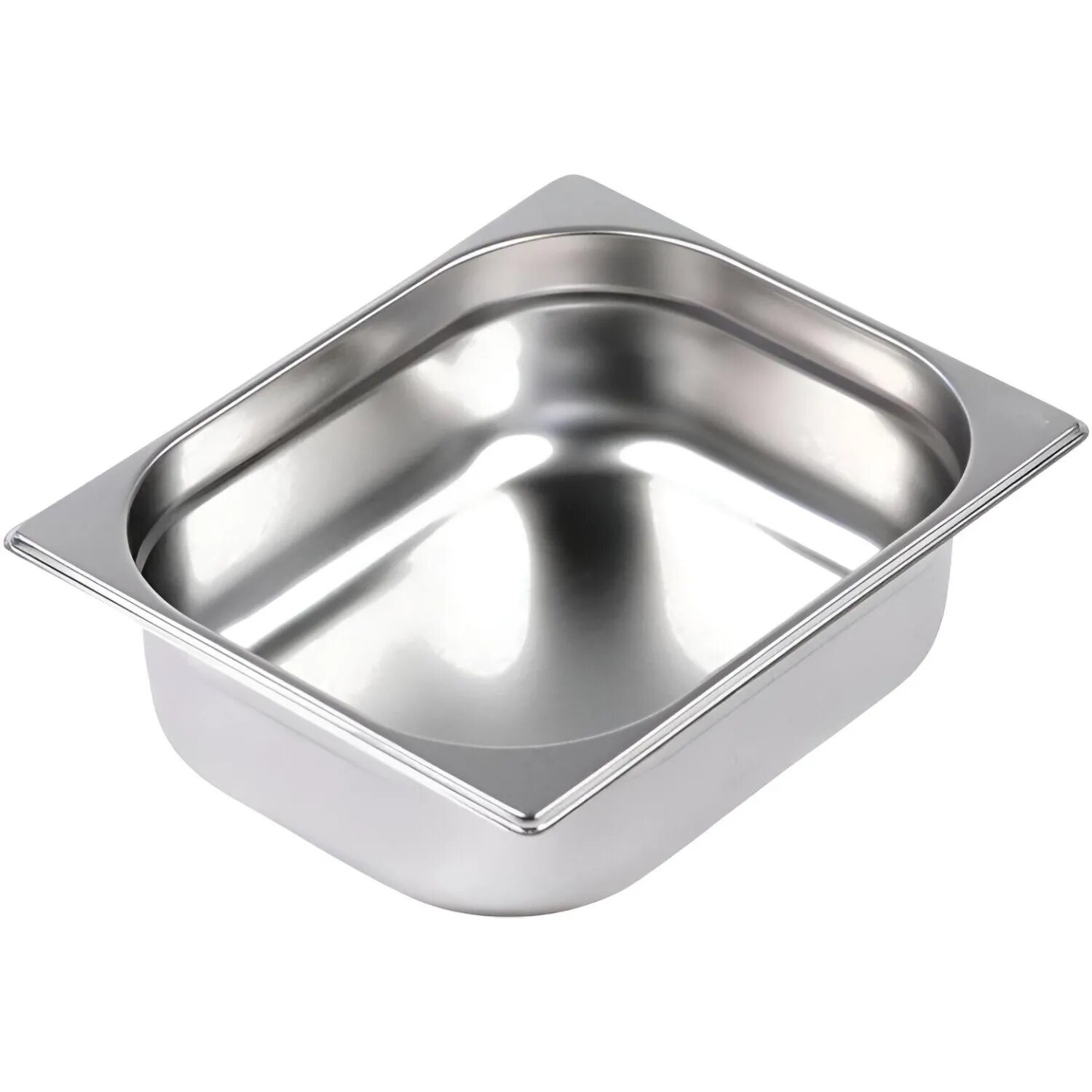 Гастроемкость (1/6x65мм), нерж. сталь AISI201, толщина 0.7мм,176x164x65мм