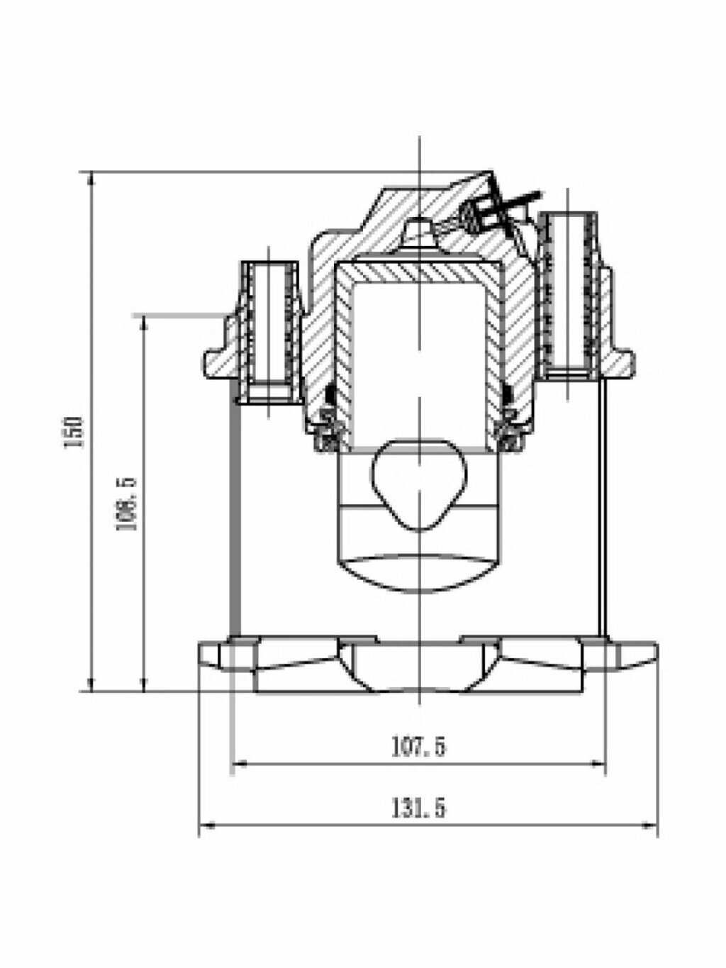 Суппорт тормозной передний правый d=48 мм TRIALLI CF 002246