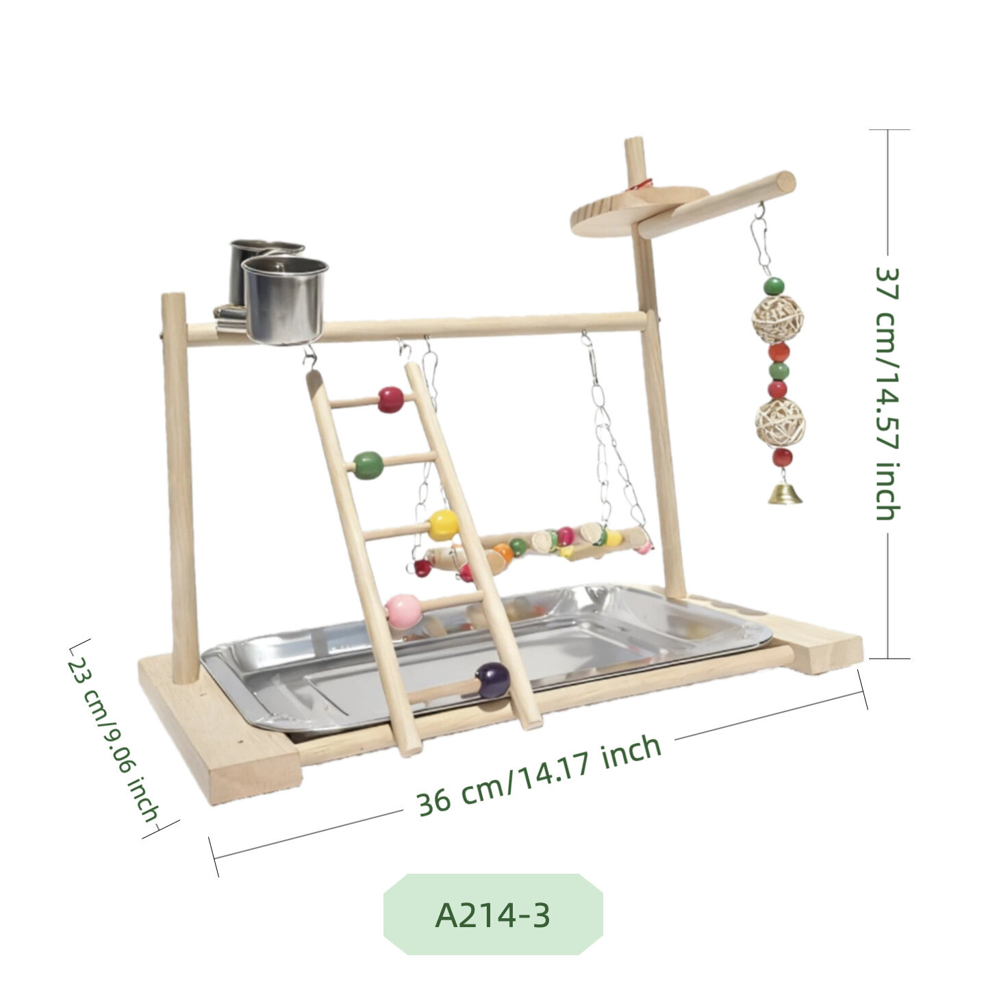 Игровая площадка для попугаев, подставка для кокатилл, качели, жевательная веревка, цепочка для ног, подставка для птиц из массива дерева, игрушка для дома