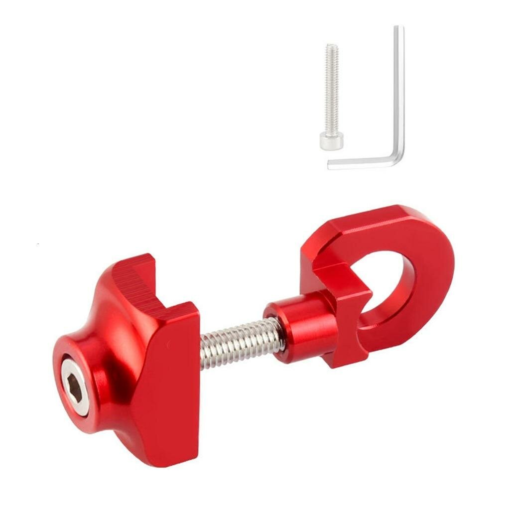 Натяжитель цепи для велосипеда из алюминиевого сплава, красный