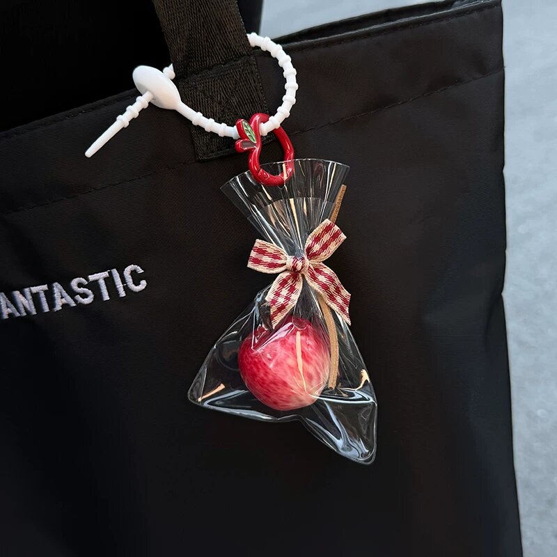 Рождественский кулон «Фрукт мира», яблоко в упаковке, декоративный кулон, брелок для электромобиля, подарок для девочек