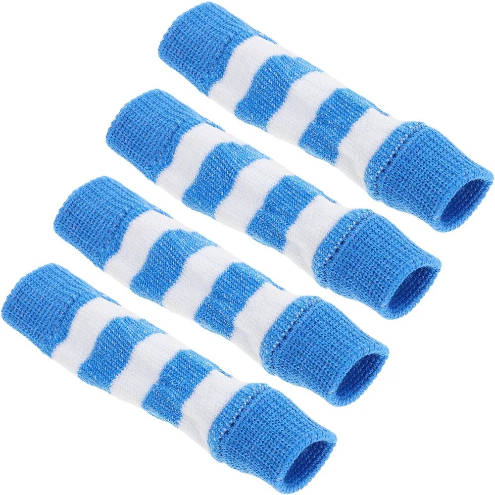 Набор из 4 голубых защитных наколенников для собак