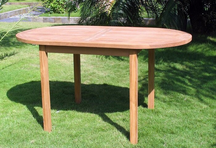 Стол из тика Овальный 140